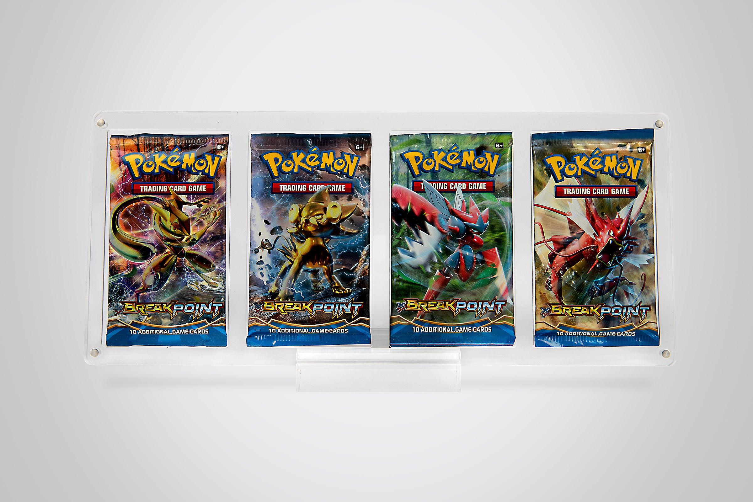 Quadruple Pokemon Booster Pack Acrylic Case [Acryshield] – Cardboard ...